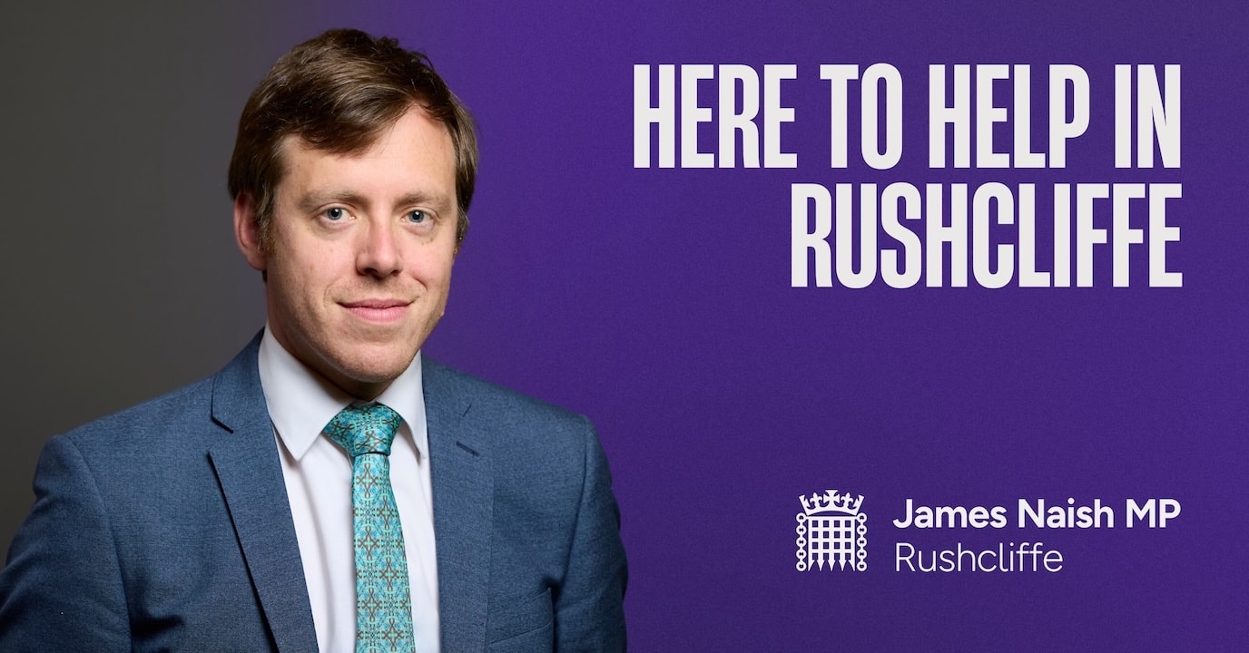 James Naish MP for Rushcliffe